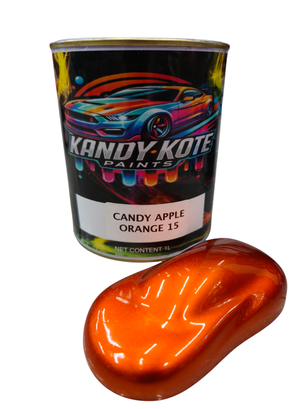 Kandy Kote 2 Layer Acrylic 1K Super Gloss Candy Auto Paint 1 Litre Kit ...