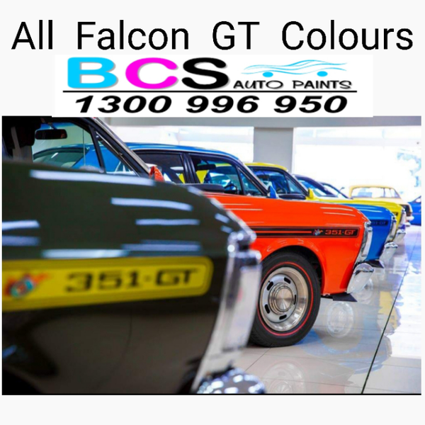Ford XY Falcon GT Aerosol Paints – BCS Auto Paints