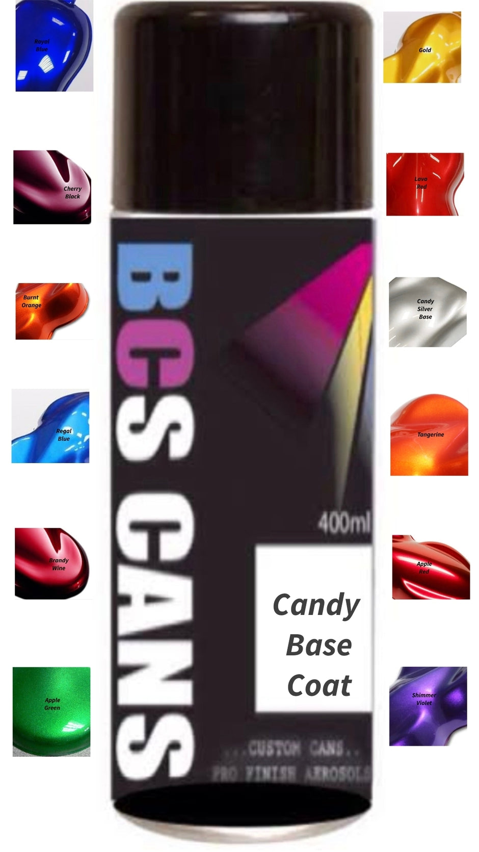 Spray Chief Candy Paints & Kits for Cars | BCS Auto Paints